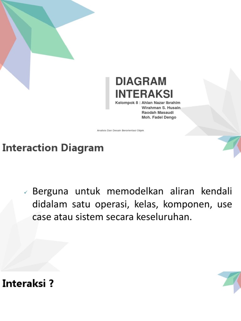 Diagram Interaksi | PDF