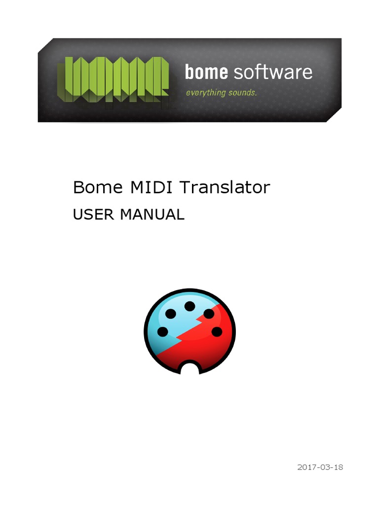 Bome Midi Translator Pro Manual Miditranslator - Manual | PDF | Icon (Computing) | Input/Output
