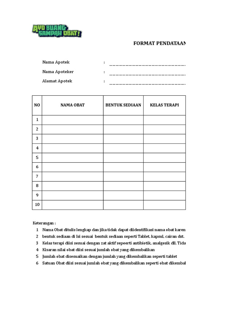 Format Pengisian Obat Kadaluarsa Dan Rusak | PDF | Kesehatan Holistik