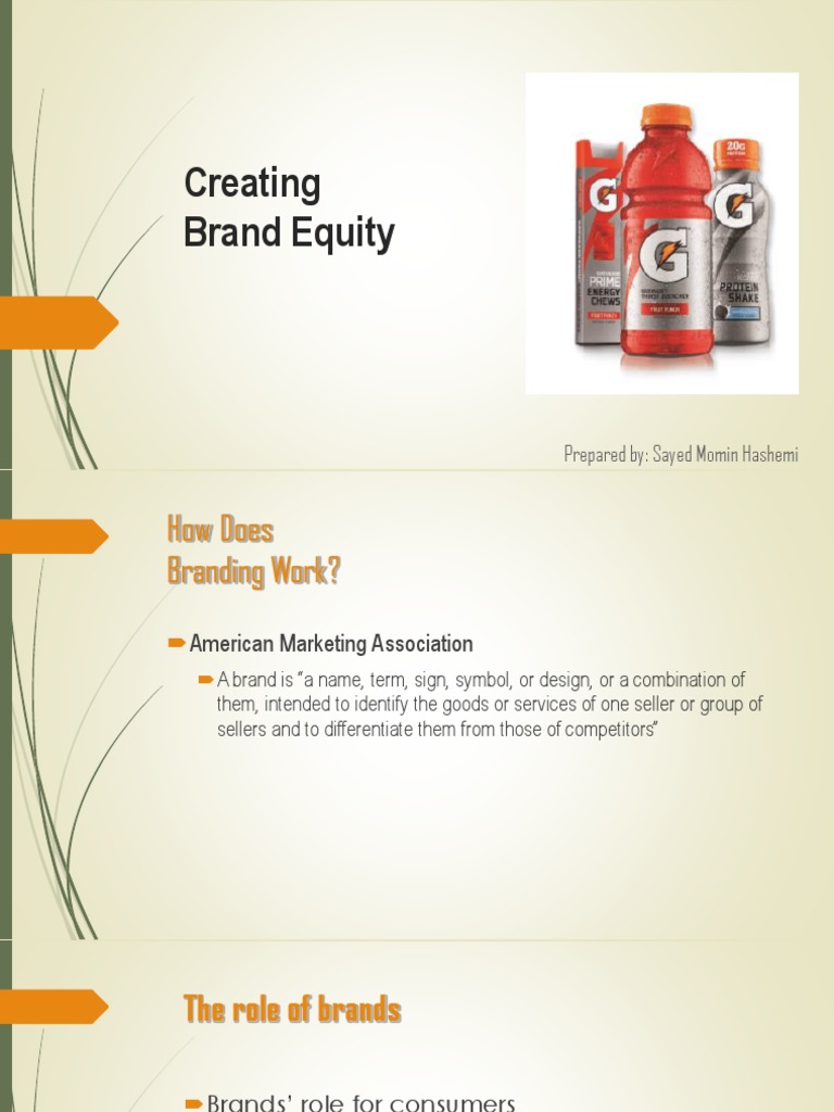 Creating Brand Equity | PDF | Brand | Marketing