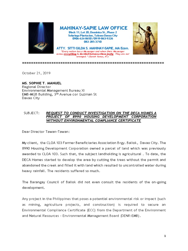 Mahinay-Sapie Law Office: Atty. Sitti Gilda S. Mahinay-Sapie, Ma Econ ...