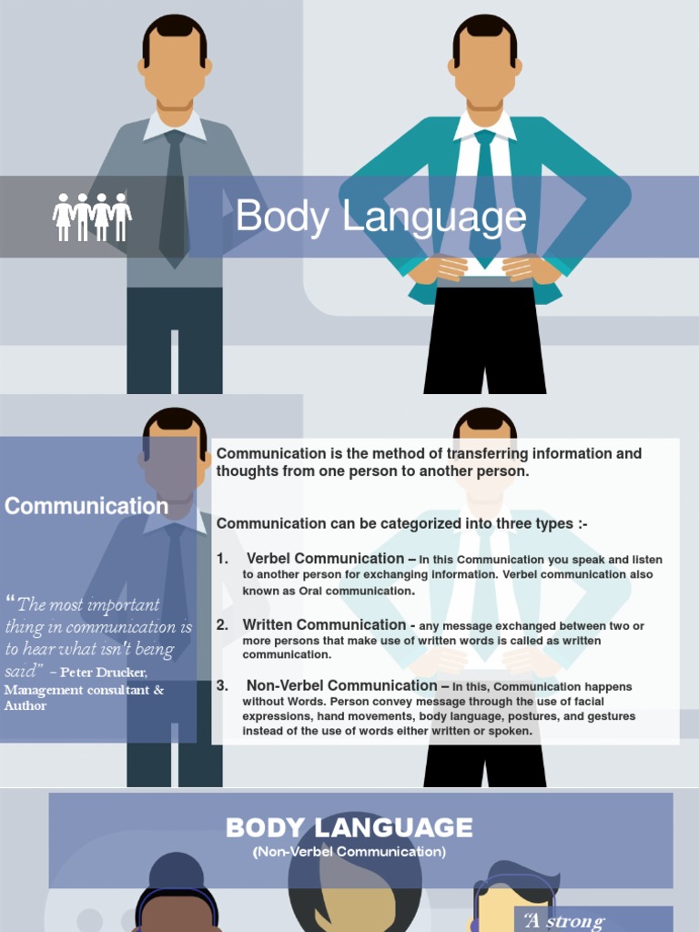 Body Language | PDF | Body Language | Facial Expression