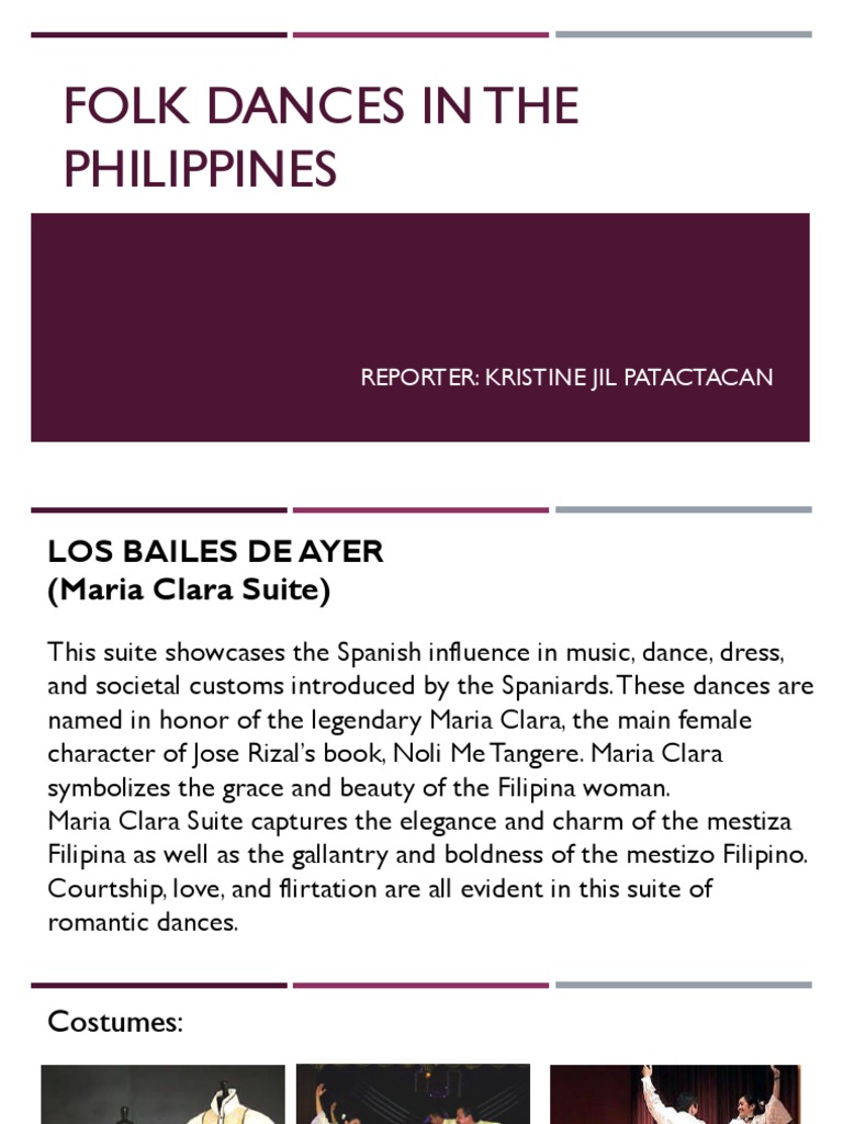 Folk Dances (Report PE) | PDF | Philippines | Dances