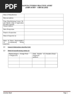 Complete Template For GMP Manual | PDF | Food Safety | Sanitation