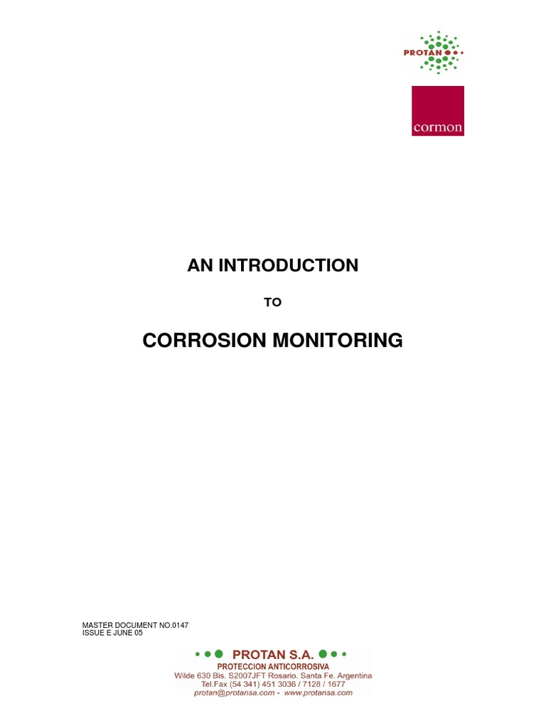 Corrosion Monitoring PDF | PDF | Corrosion | Redox