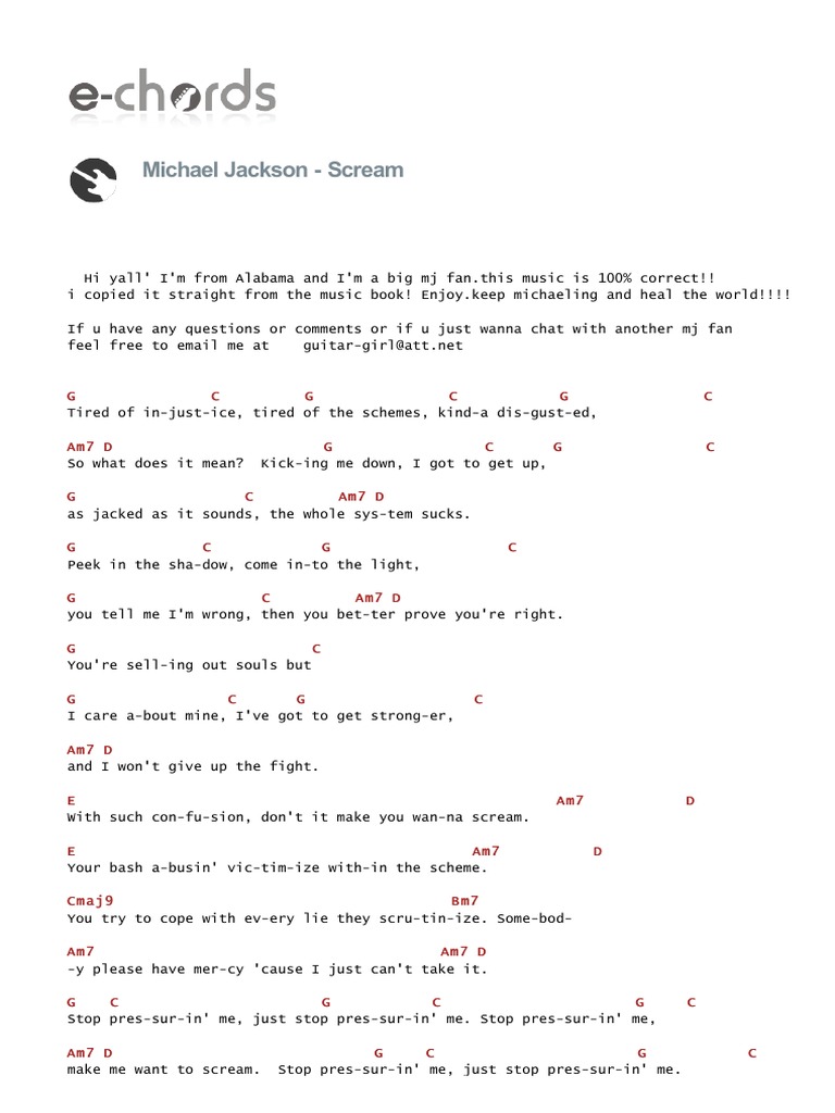 Michael Jackson - Scream | PDF