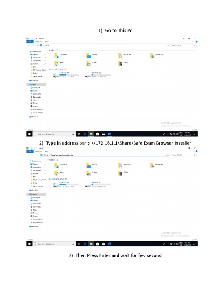 Safe Exam Browser Installation Guide Pdf Games Activities Computers