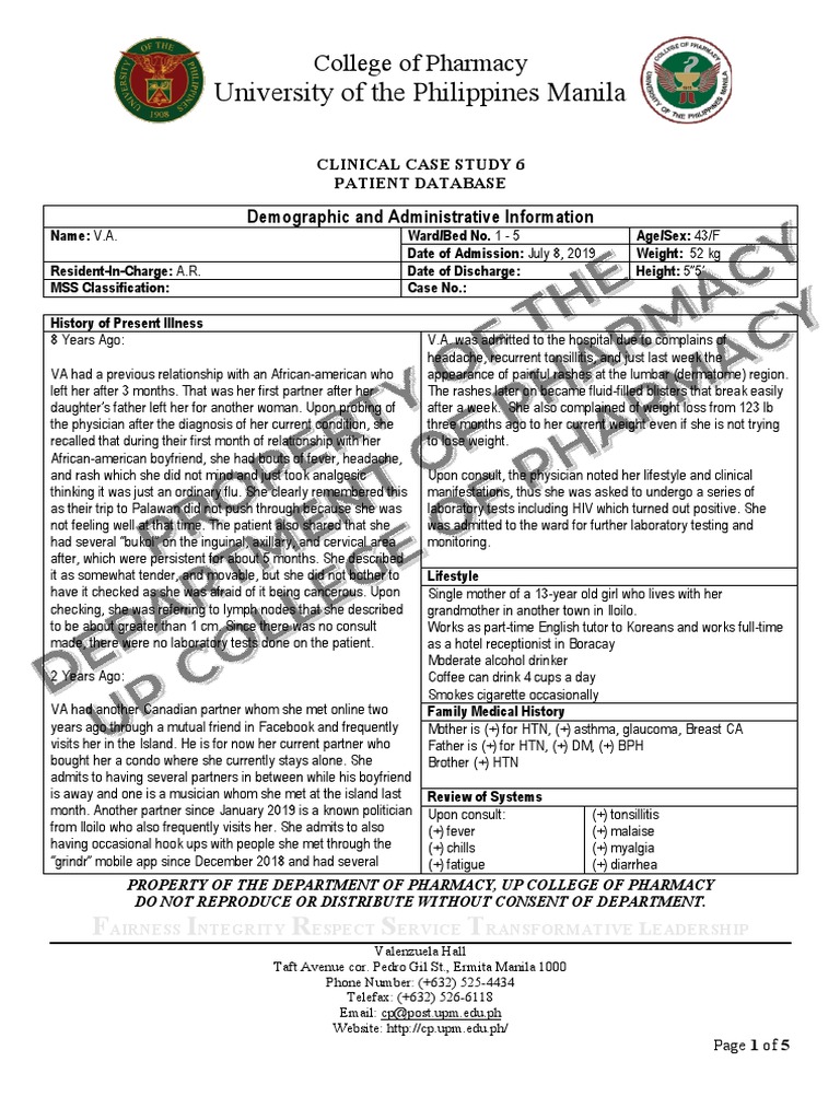 PID Case 6 STI | Download Free PDF | Hiv/Aids | Diagnosis Of Hiv/Aids