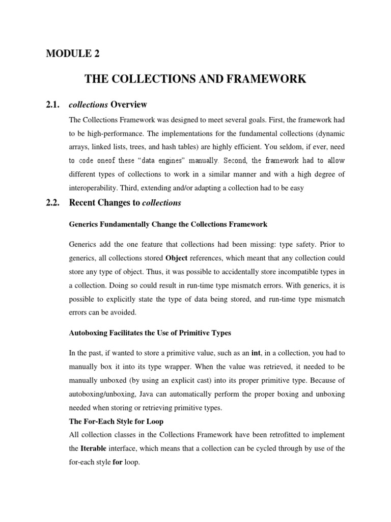 An Overview of the Collections Framework and Collection Classes in Java ...