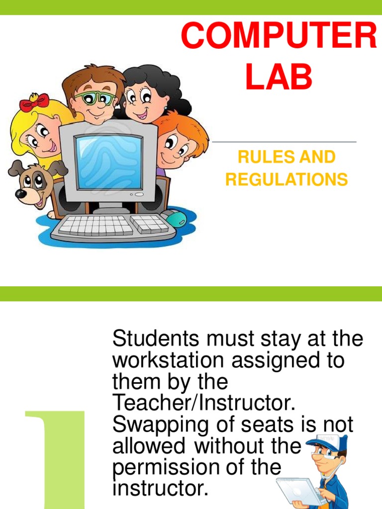 Comp Lab Rules | PDF
