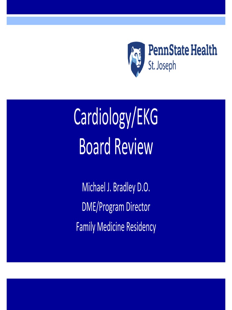 EKG Interpretation for Board Review | PDF | Electrocardiography ...
