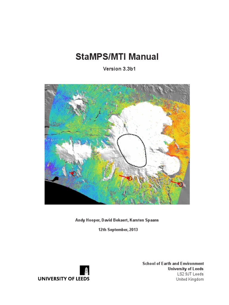 StaMPS/MTI User Manual Version 3.3b1 | PDF | Low Pass Filter | Standard Deviation