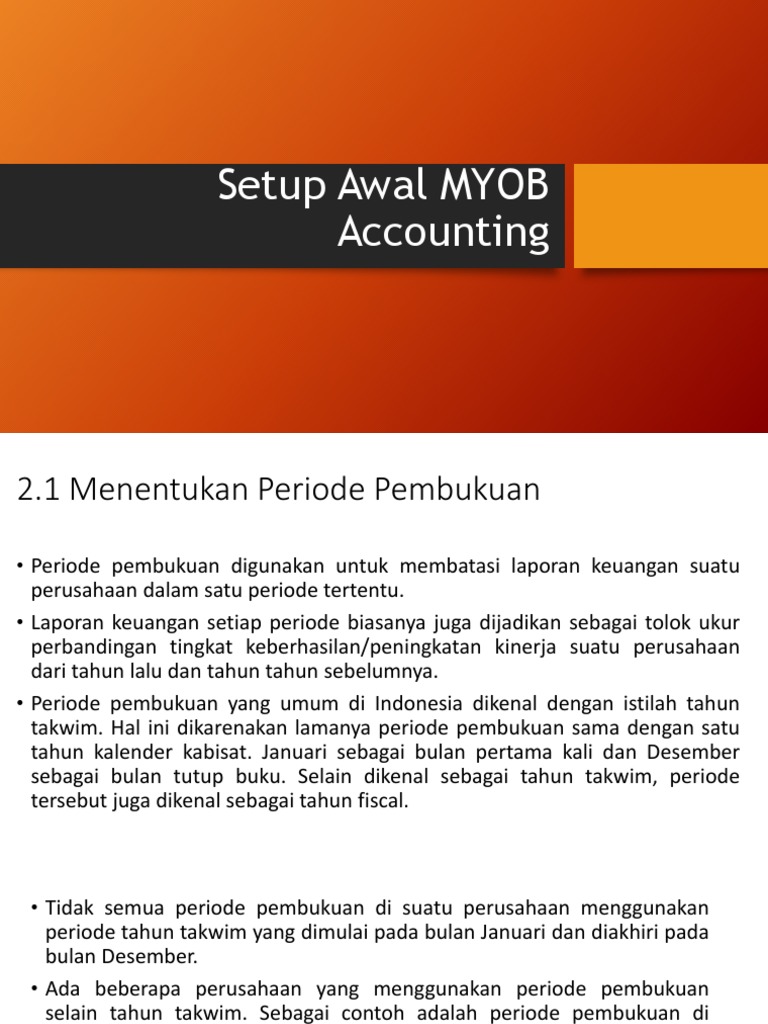 Myob 1 | PDF