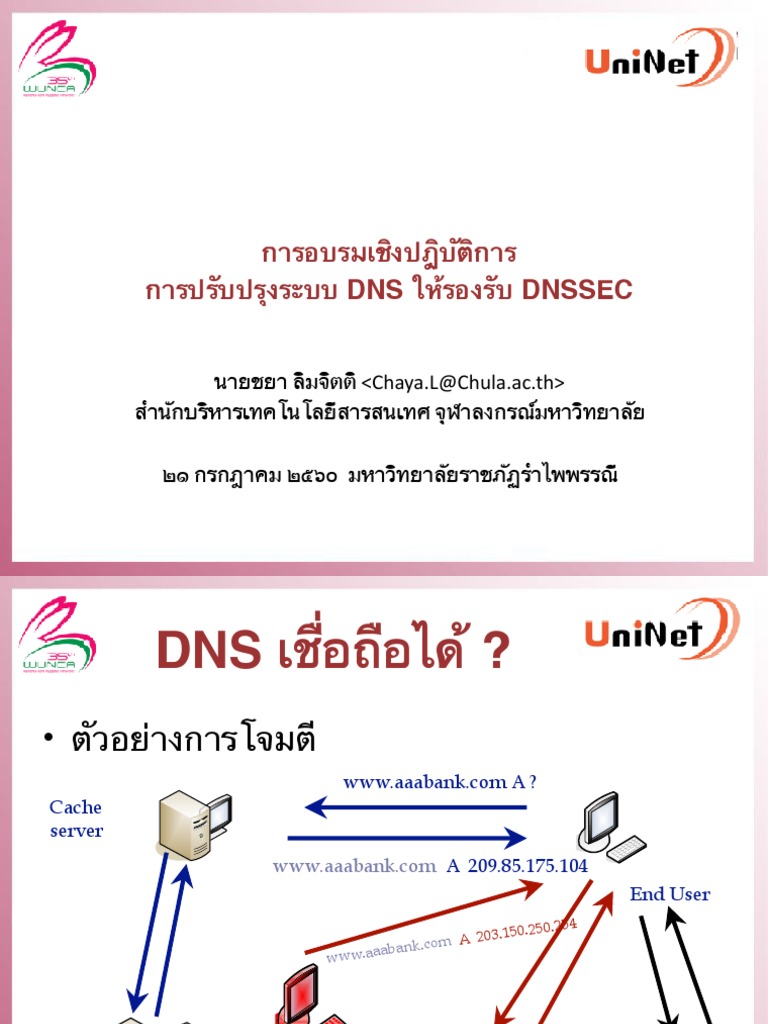 019 - 20170721 03 Dnssec | PDF