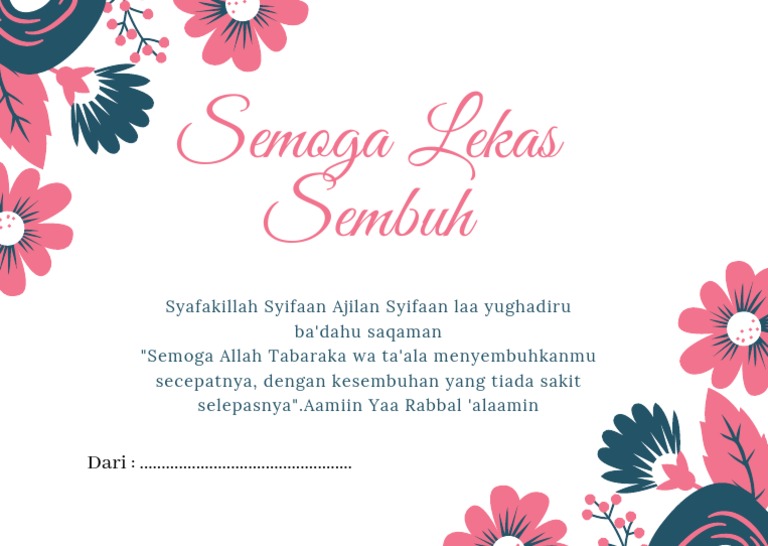 Semoga Lekas Sembuh PDF | PDF