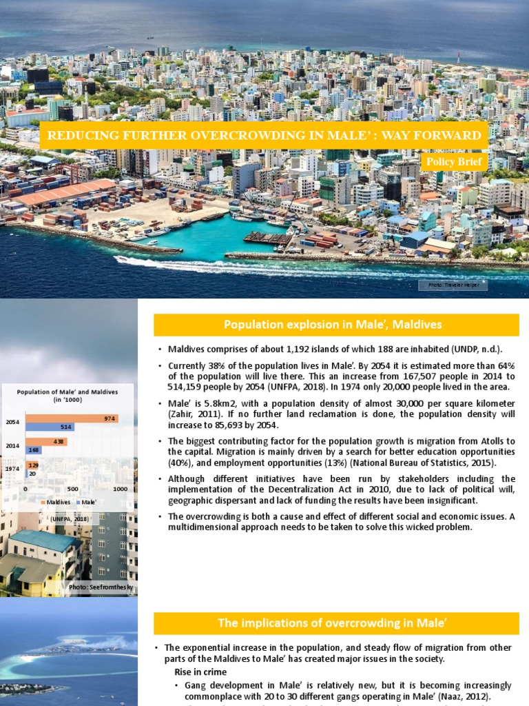 Reducing Further Overcrowding in Male': Way Forward: Policy Brief | PDF ...
