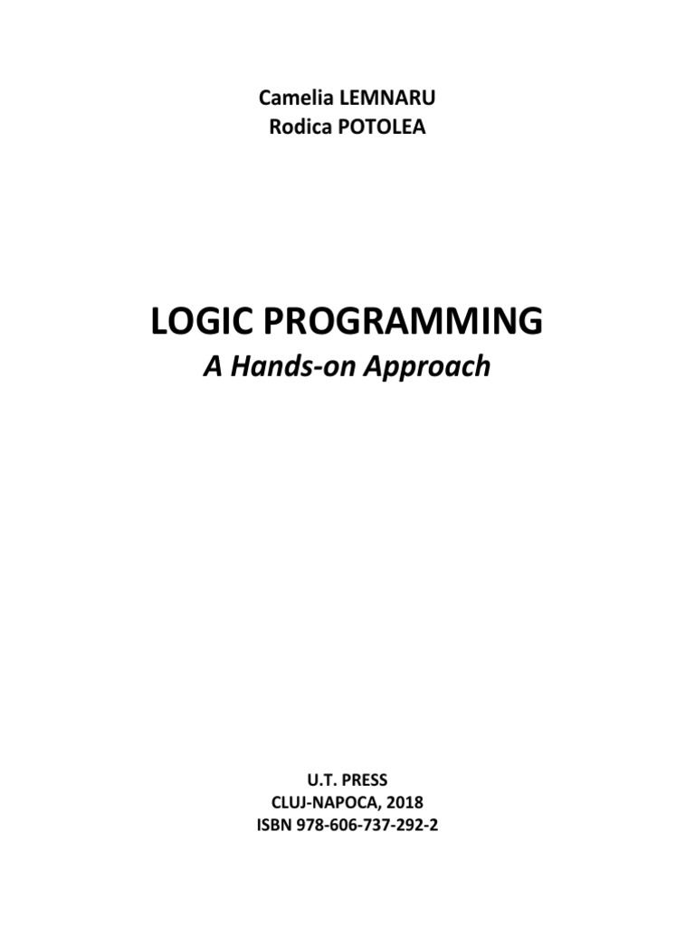 Logic Programming A Hands On Approach Pdf Formalism Deductive Theoretical Computer Science