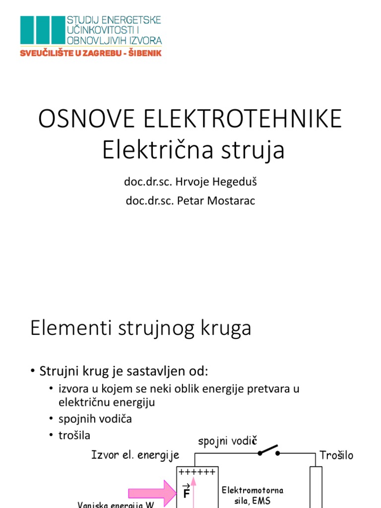 Osnove Elektrotehnike | PDF