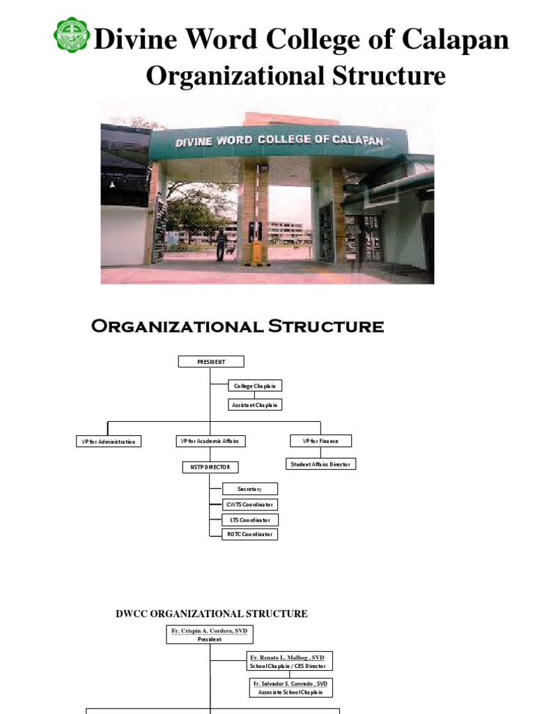 DWCC Organizational Structure Overview | PDF | Business