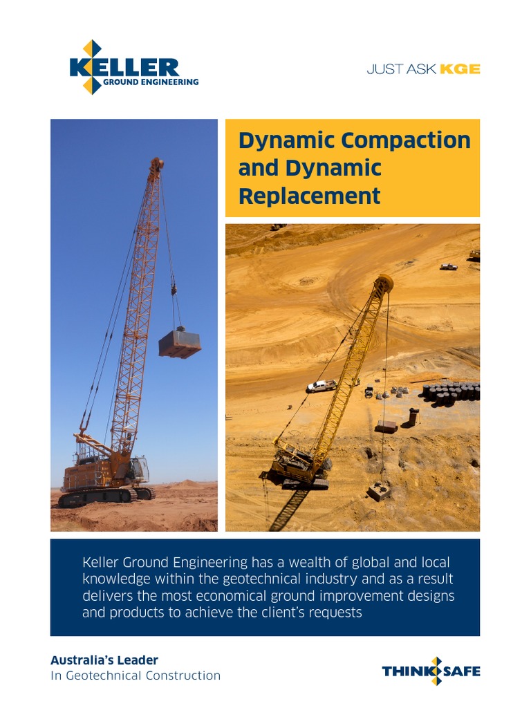 Dynamic Compaction and Dynamic Replacement1 | PDF | Geotechnical Engineering | Soil