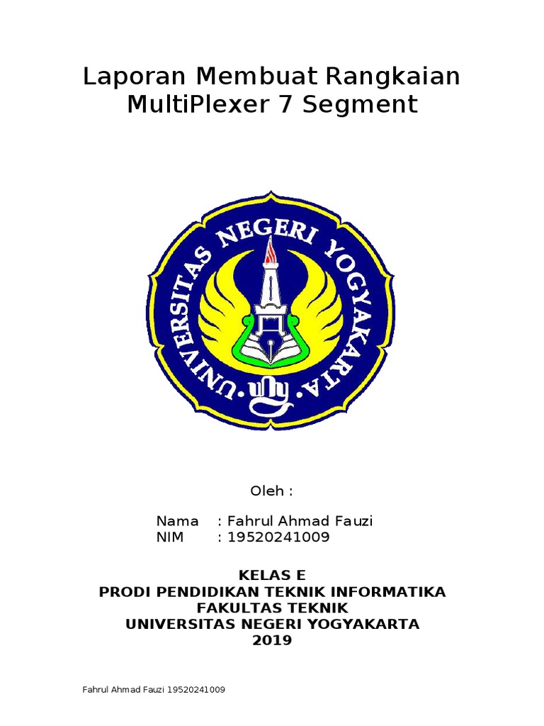 Membuat Rangkaian MultiPlexer 7 Segment | PDF