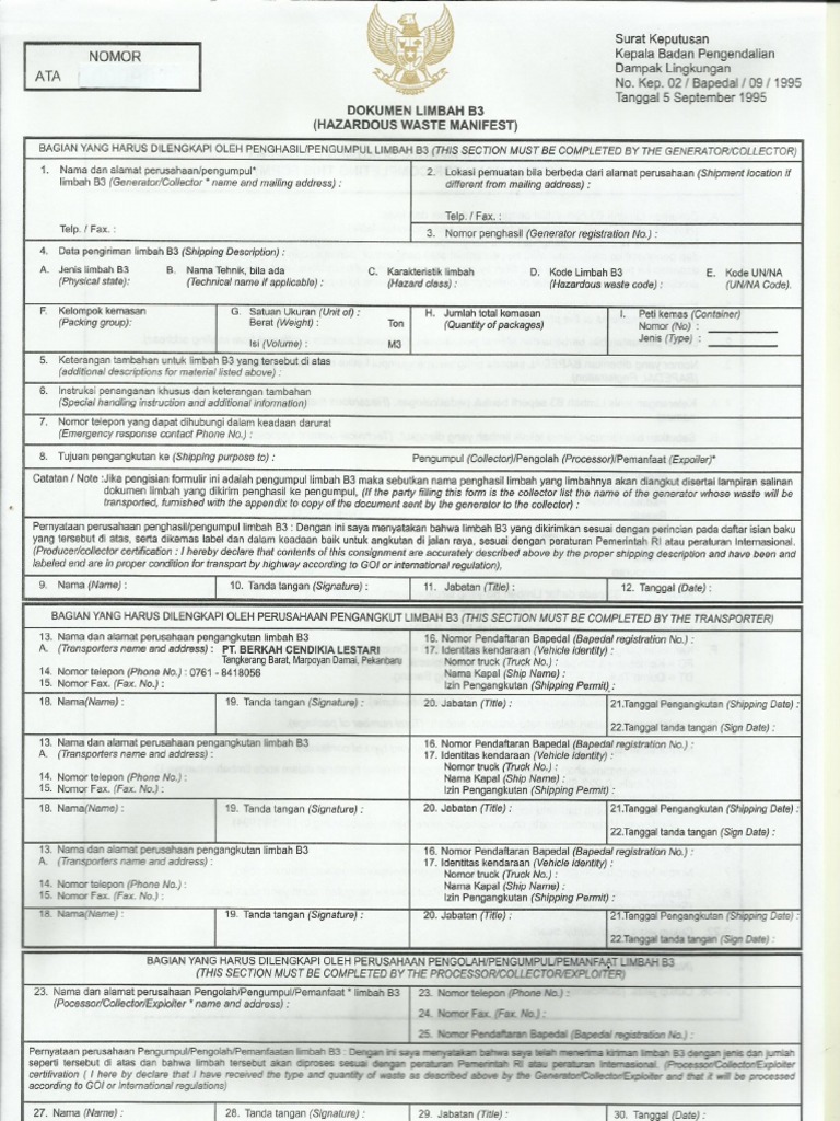 6.contoh Manifest PDF | PDF