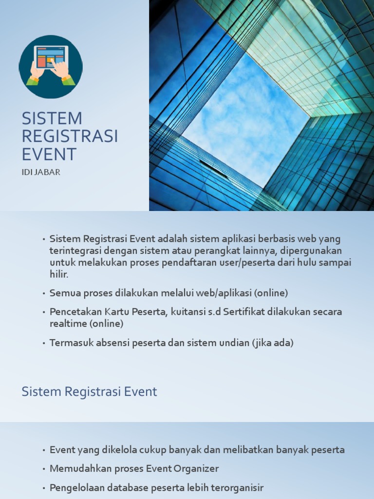 Sistem Registrasi Event | PDF