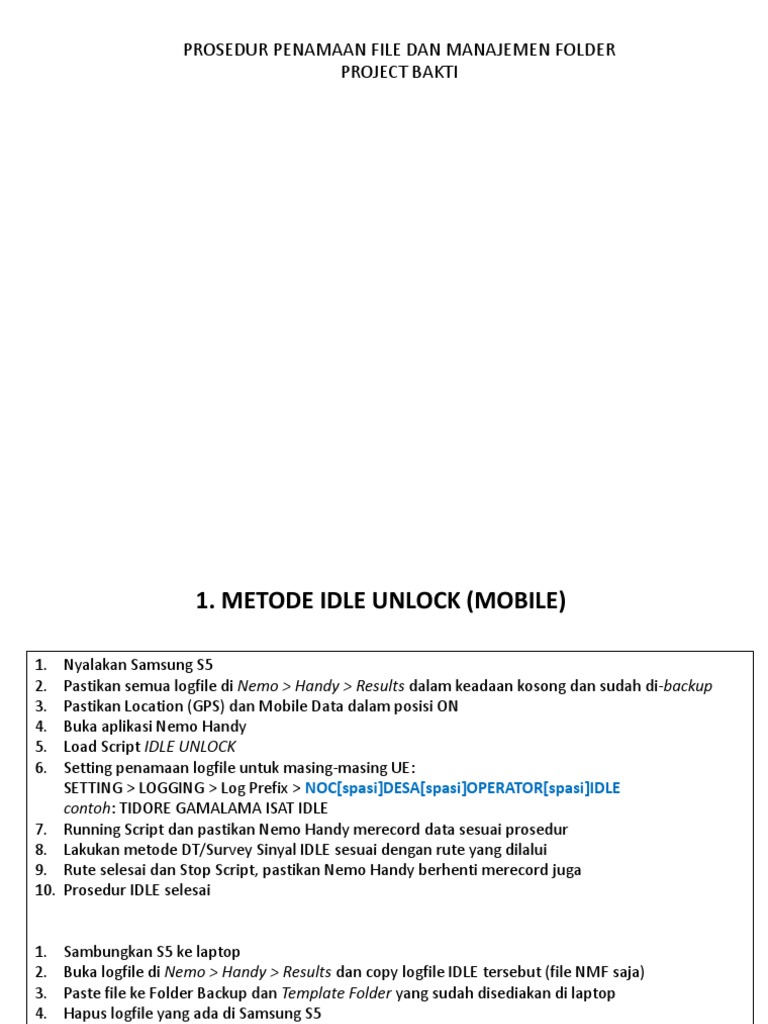 Prosedur Penamaan File dan Manajemen Folder | PDF | Komputer