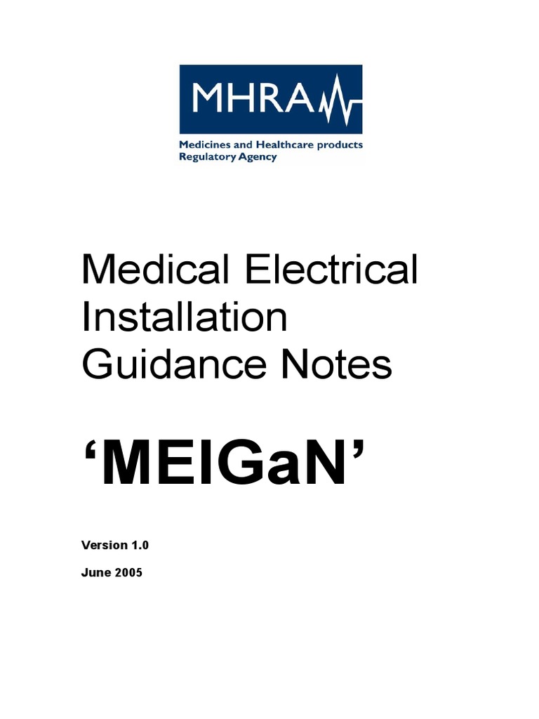 Medical Electrical Installation Guidance Notes: Meigan' | Download Free ...