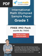 International Maths Olympiad - Class 2 (With OMR Sheets) | PDF