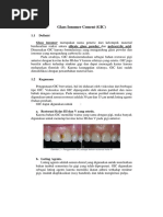 Restorasi GIC (Sifat, Bahan, Indikasi, Aplikasi) | PDF