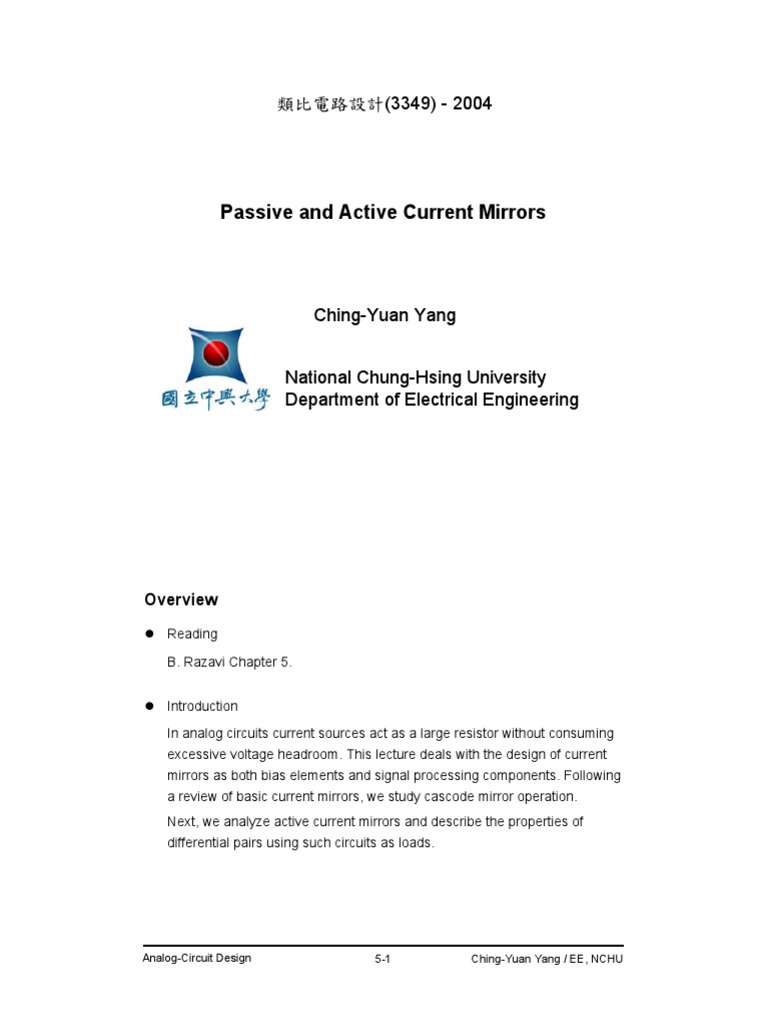 Lect05 PDF | PDF | Analog Circuits | Electronic Circuits