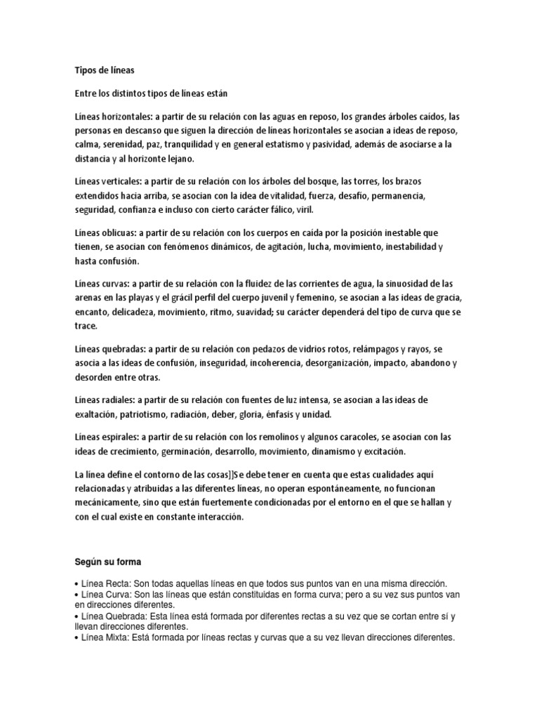 Tipos de Líneas Oblicuas | PDF | Línea (geometría) | Perpendicular