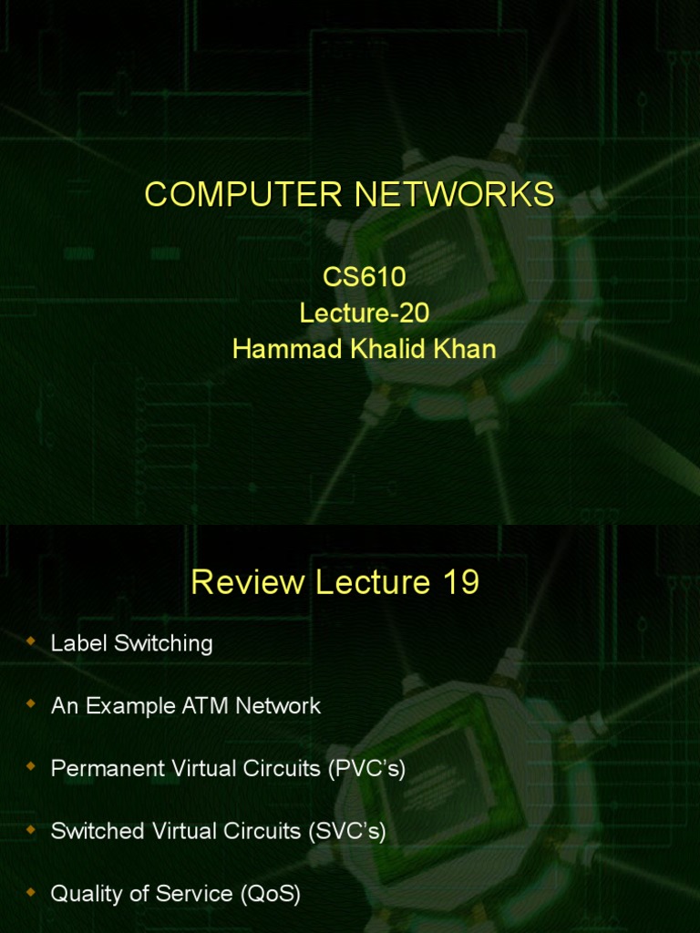 Computer Network - CS610 Power Point Slides Lecture 20 | PDF | Virtual Private Network ...