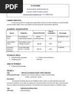 Ravi Resume3 | PDF | Embedded System | Weather Forecasting