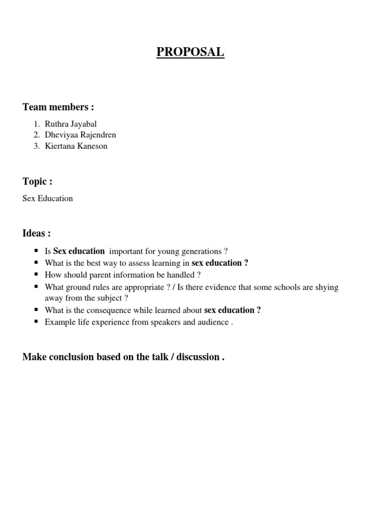 Proposal Talk Show | PDF