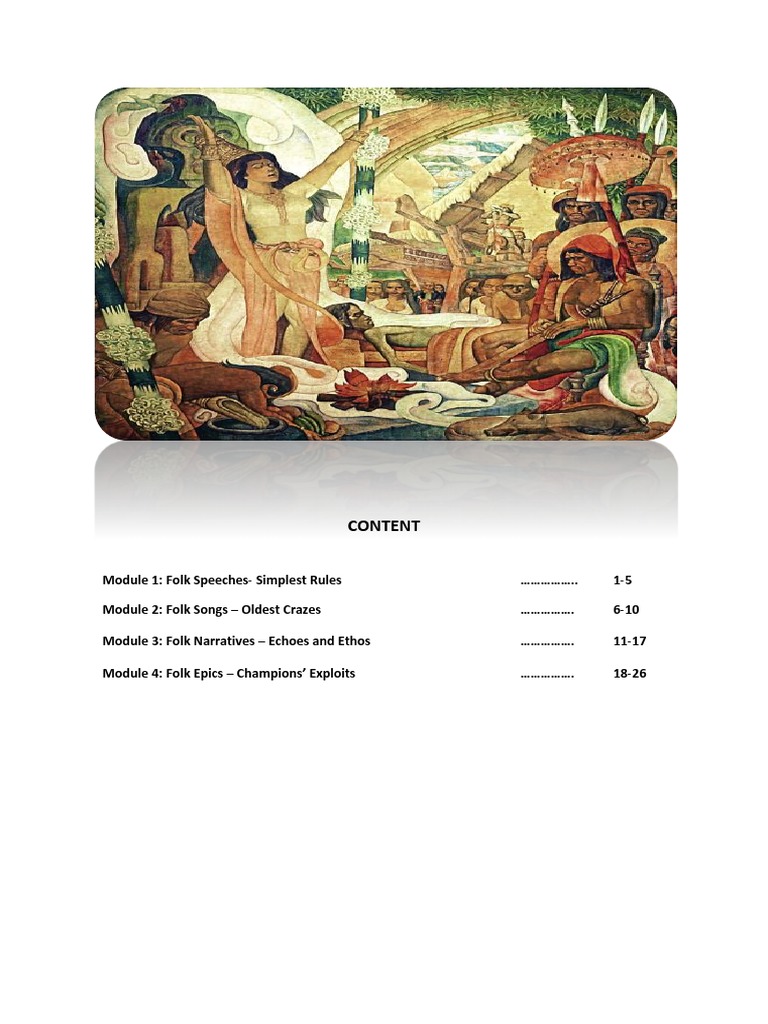 English Module 7 | PDF | Folklore | Poetry