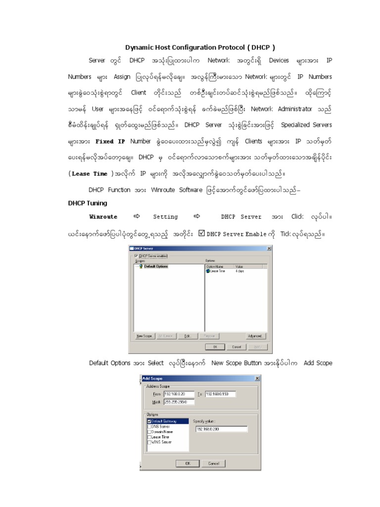 Dynamic Host Configuration Protocol Pdf 
