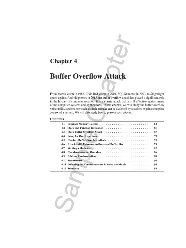 Buffer Overflow Pdf Pointer Computer Programming Subroutine