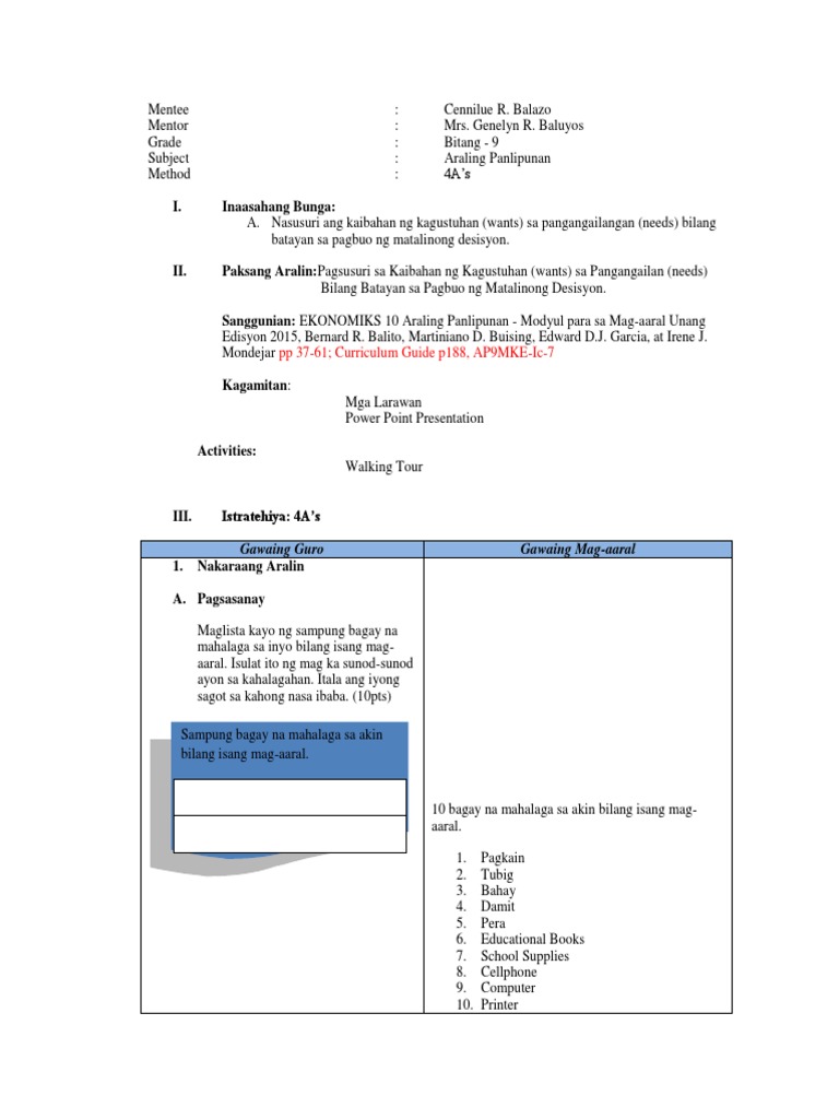 PRINT Lesson Plan | PDF