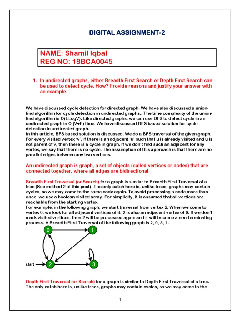 Digital Assignment Theory 18bca0045 | PDF | Theoretical Computer Science | Mathematical Relations