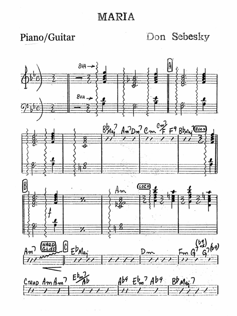 Maria - Full Big Band - Maynard Ferguson | PDF