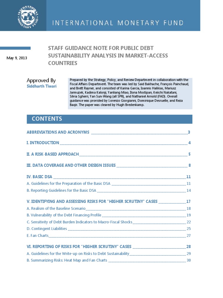 International Monetary Fund | PDF | Government Debt | Debt