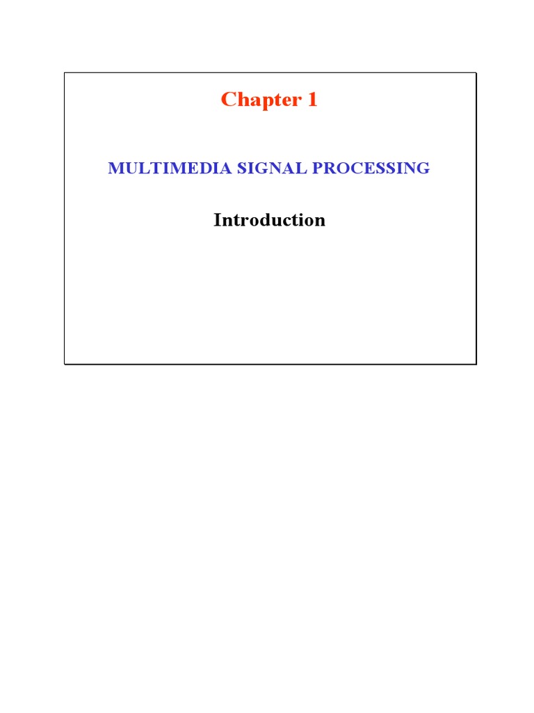 Multimedia Signal Processing: 2005 D. Barba 1 | PDF | Data Compression | Codec