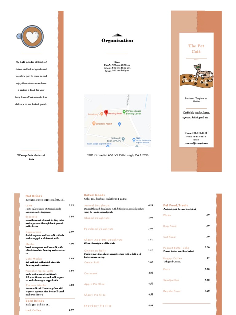 Menu | PDF | Doughnut | Coffee