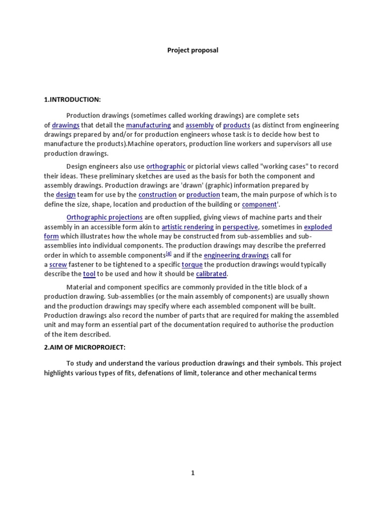 Understanding Production Drawings | PDF | Engineering