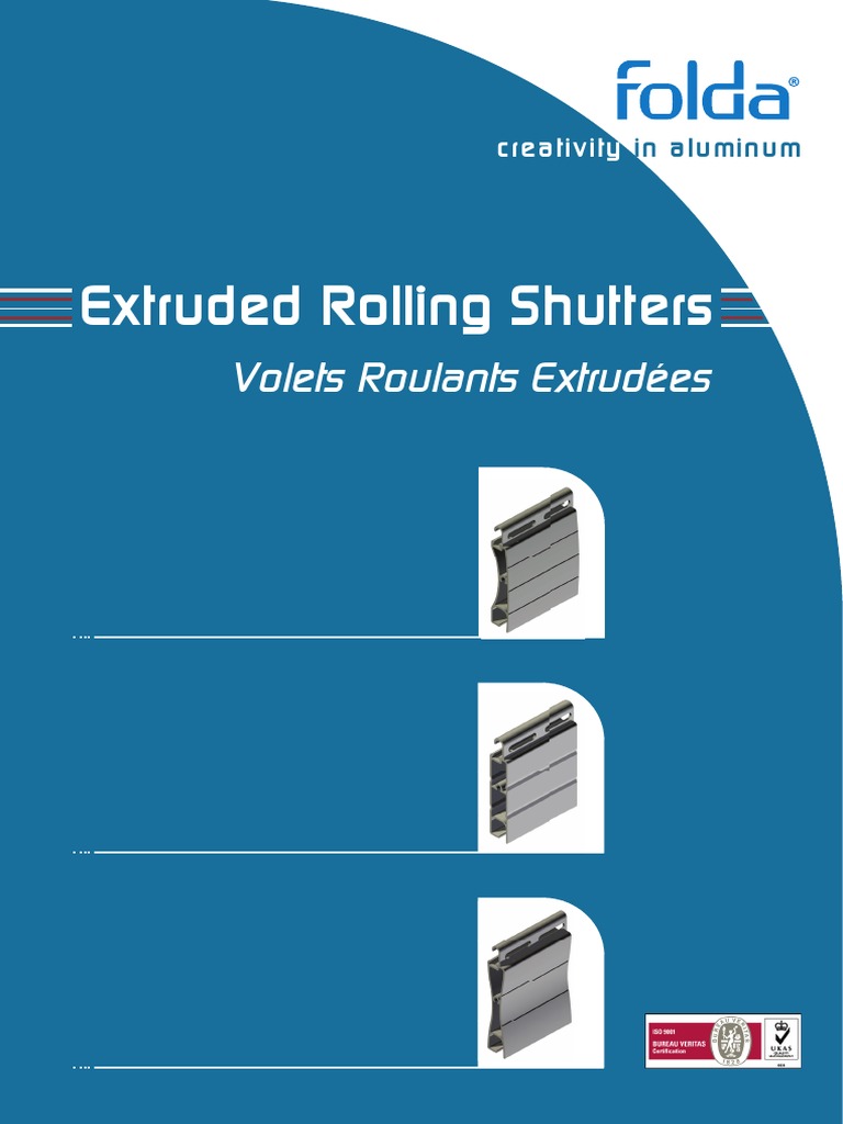 Extruded Rolling Shutters PDF | PDF | Matériaux | Métaux