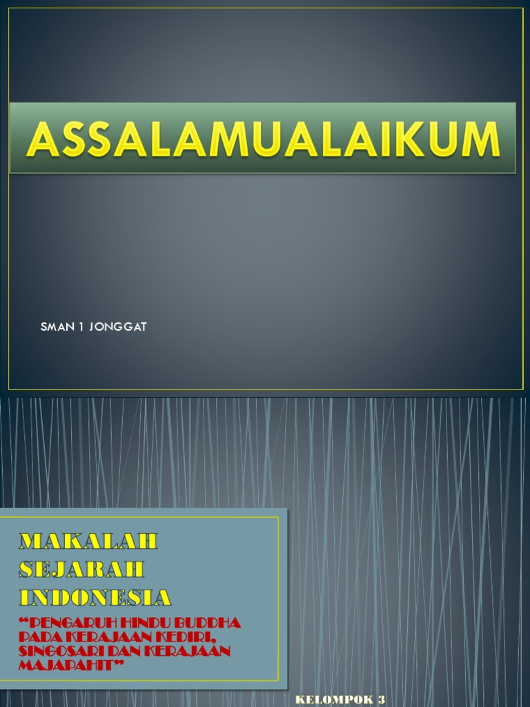Makalah Sejarah Indonesia Power Point | PDF