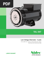 Low Voltage Alternators - 4 Pole: Tal A46 - Tal A47 - Tal A49 | PDF ...