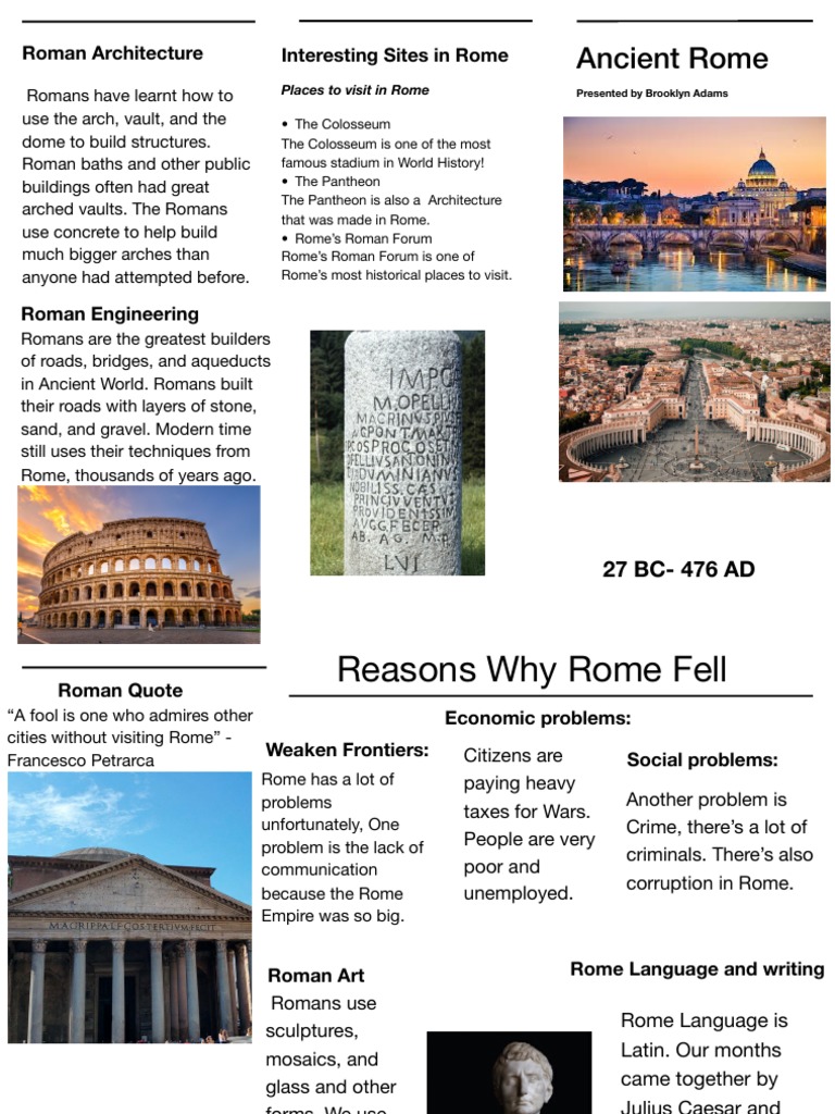 Museum Brochure 3 | PDF | Ancient Rome | Ancient Europe
